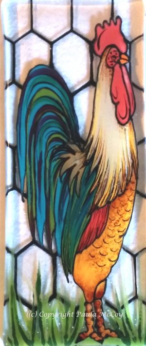 Rooster Block Panel & Round