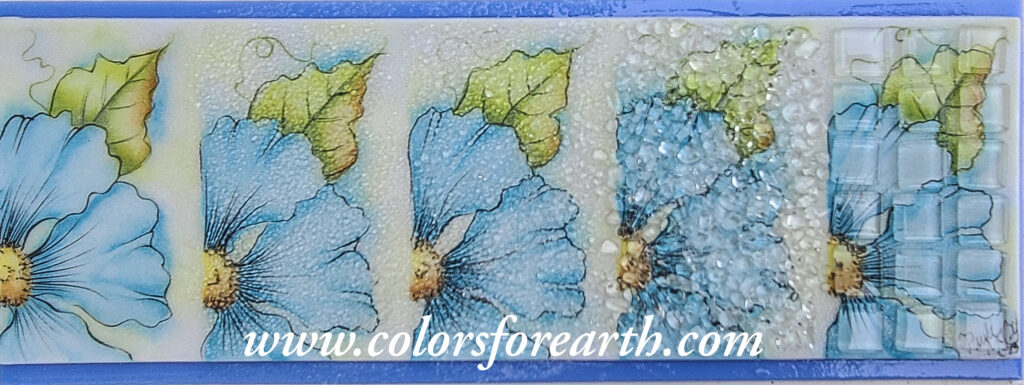 Prismatic Textured Sand on Glass - Colors For Earth, LLC