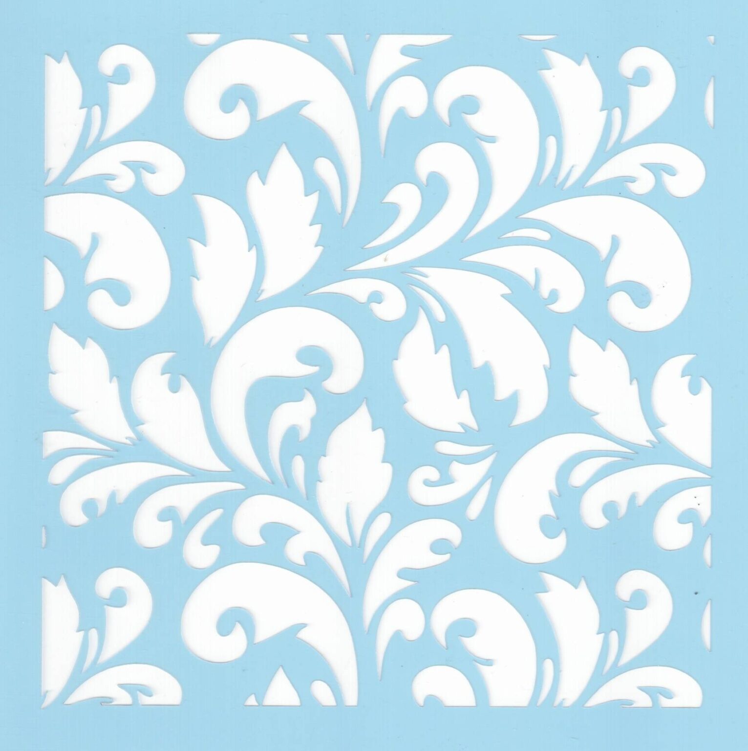 M2-3 FLOURISH STENCIL 6" X 6" - Colors For Earth, LLC