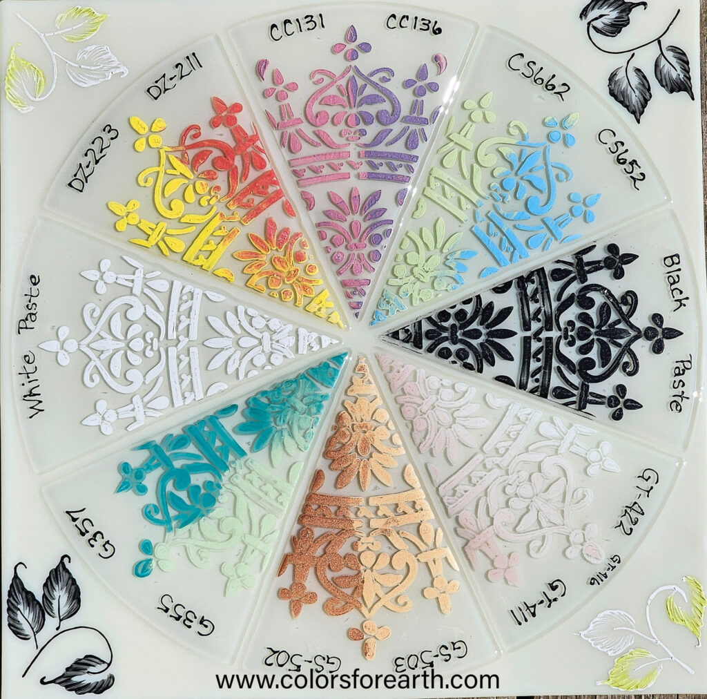 Creating Texture with Piping Paste - Colors For Earth, LLC