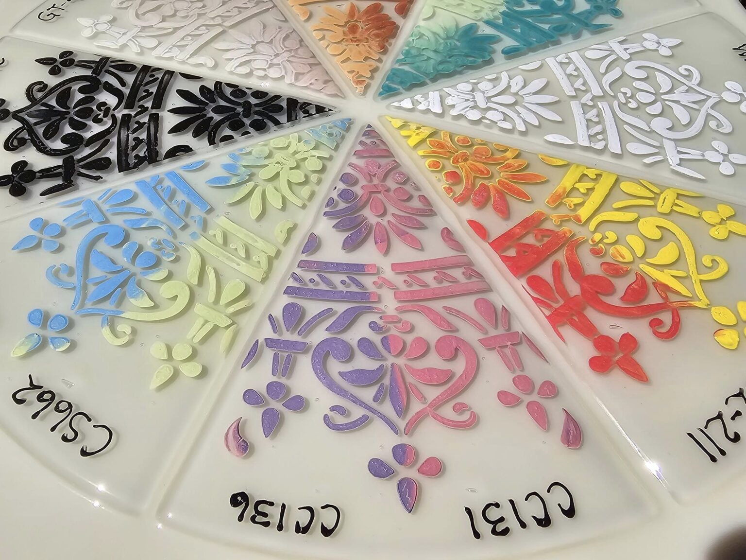 Creating Texture with Piping Paste - Colors For Earth, LLC