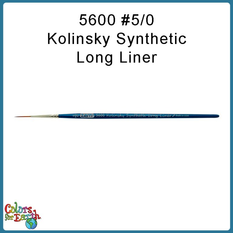 5600 Kolinsky Synthetic Long Liners - Colors For Earth, LLC