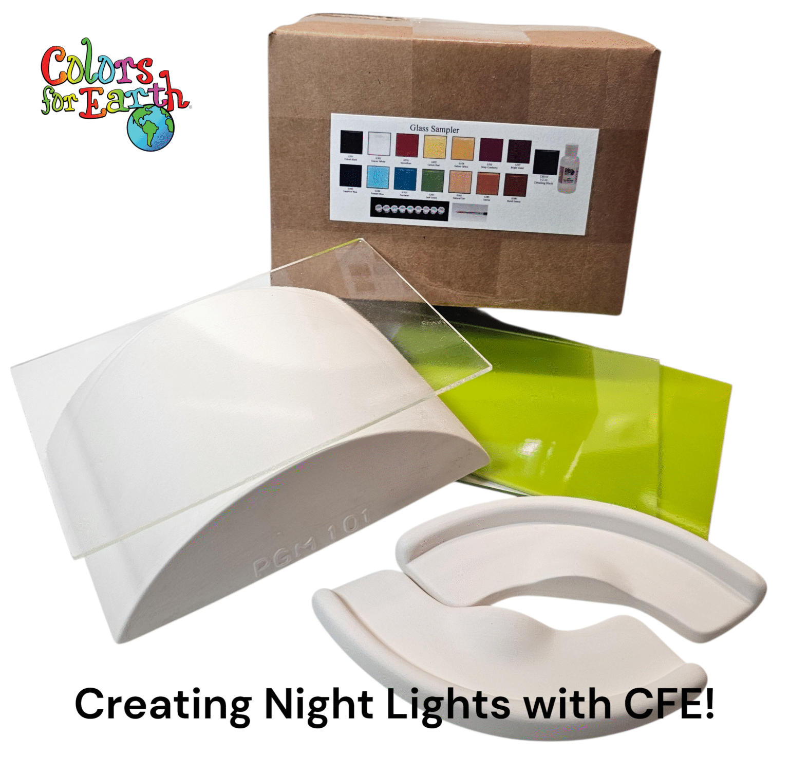 Glass Night Light - Colors For Earth, LLC