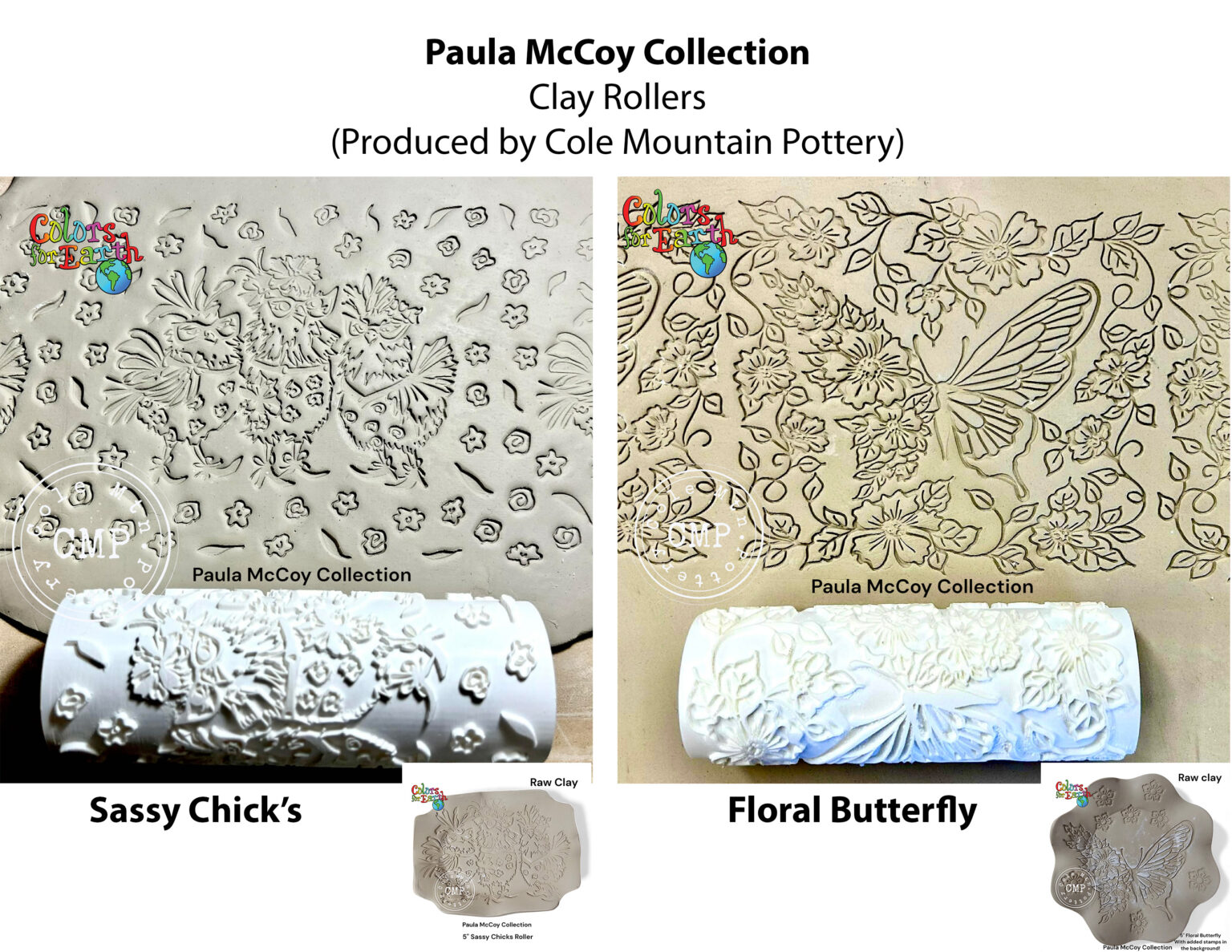 Paula McCoy Clay Roller Collection - Colors For Earth, LLC